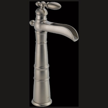 Delta Victorian Single Handle Channel Vessel Bathroom Faucet 754LF-SS ...