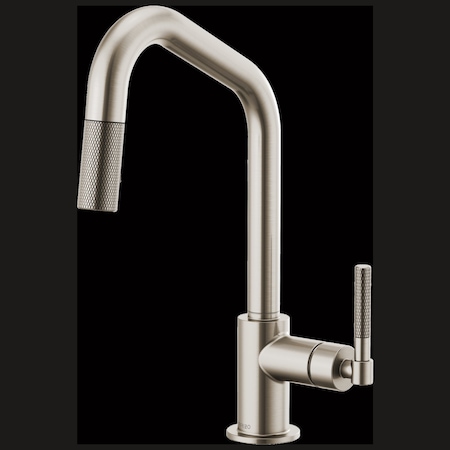 Brizo Litze Pull-Down Faucet with Angled Spout and Knurled Handle ...