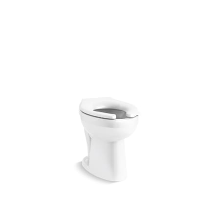 Kohler Highcliff Ultra Floor-Mounted Rear Spud Flushometer Bowl 96058-0 ...