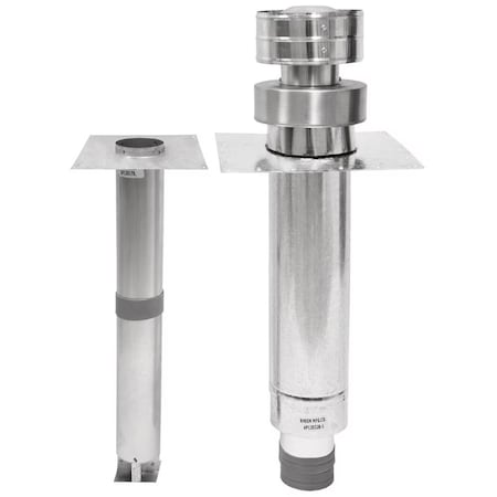 Rheem Kit - Roof Jack and 15-32 Adjustable Air Inlet Tube AP12032B-1 | Zoro