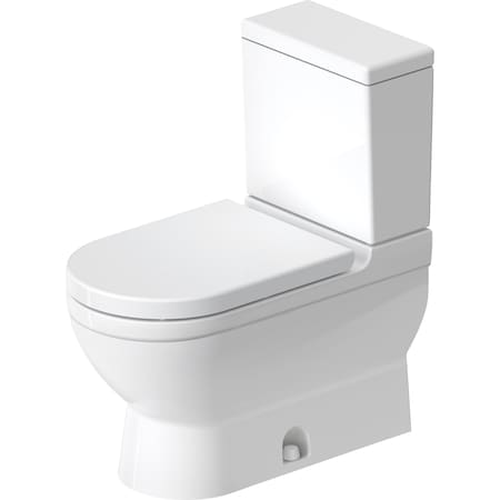Duravit Starck 3 Two-Piece Toilet Tank And Bowl White D1909700 | Zoro