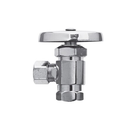 Brasstech Angle Valve, 3/8" Ips in Polished Chrome 404/26 | Zoro