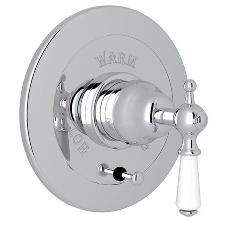 Rohl Edwardian Pressure Balance Trim With Volume Control In Polished ...