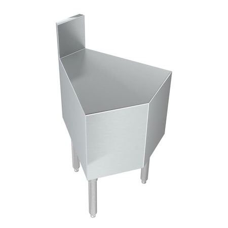 Elkay Underbar Corner Fillers - Front Angle UB-CFF24X24-45X | Zoro