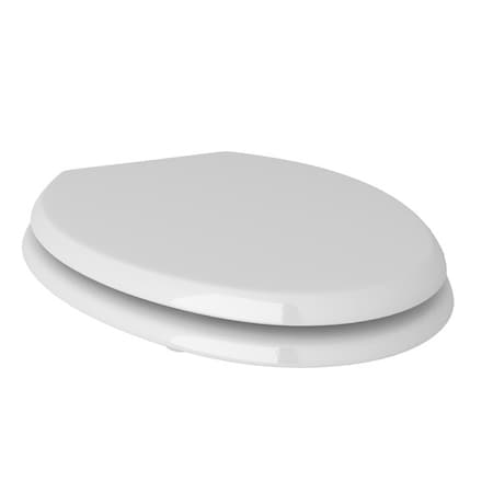 Rohl Elongated High Gloss White Wood Soft Close Toilet Seat RS2872PN | Zoro
