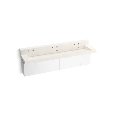Kohler Constellation 90In Wall-Mount Trough Lavatory System With ...