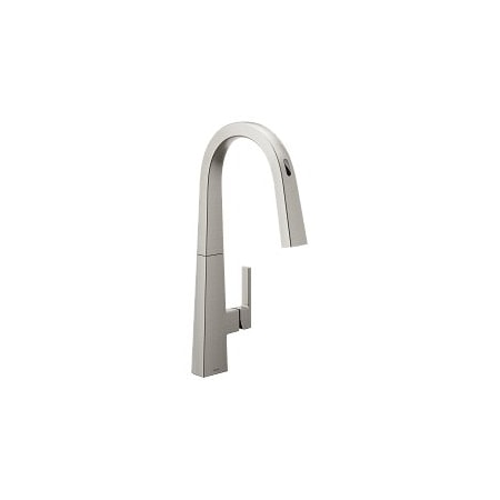 Moen U by Spot resist stainless one-handle pulldown kitchen faucet ...