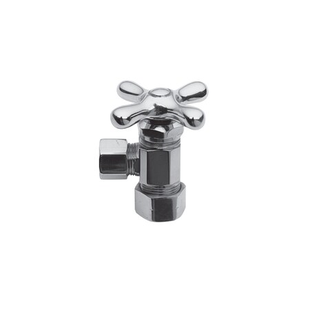 Brasstech Angle Valve, 1/2" Compression in Stainless Steel (Pvd) 402X ...