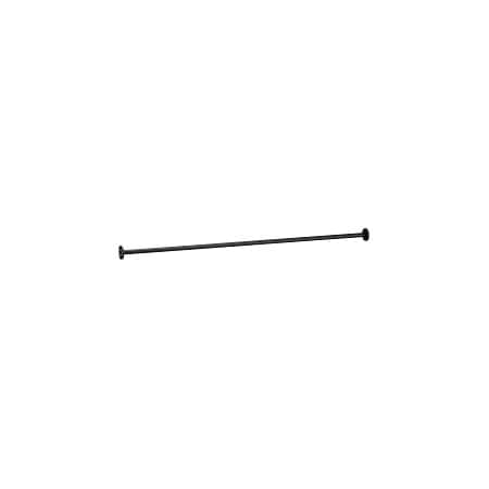 Moen 5' Fixed Straight Shower Rod in Matte Black SF2143BL | Zoro