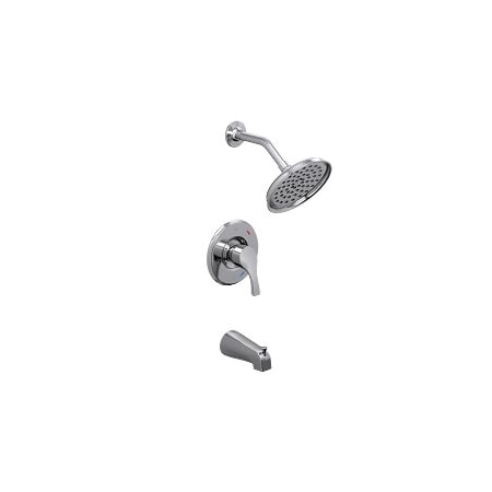 Moen One-Handle Tub and Shower Cycling Trim in Chrome T58913EP | Zoro