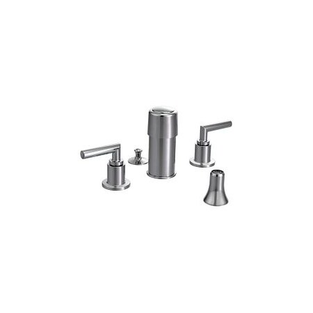 Moen Chrome Two-Handle Bidet Faucet TS52005 | Zoro