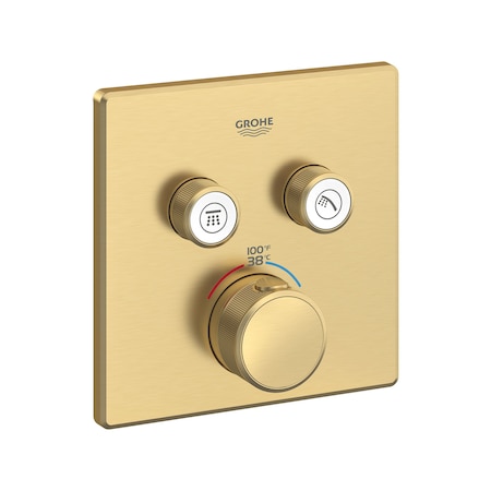 Grohe Grohtherm Smartcontrol Dual Function Therm Trim, Gold 29141GN0 | Zoro