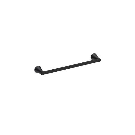 Moen Mikah 24 Towel Bar in Matte Black Y0724BL | Zoro