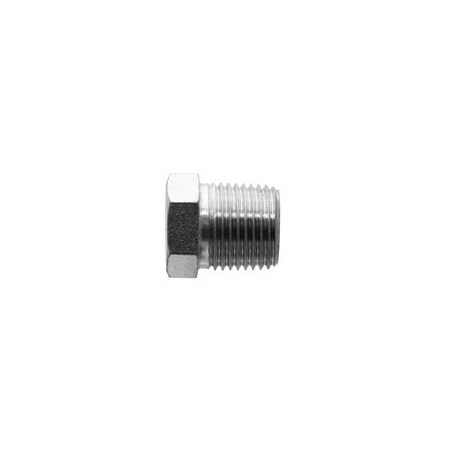 Titan Steel Adapter Solid Hex Head Plug 1/8in Male BSPT 9030T-02-WCI | Zoro