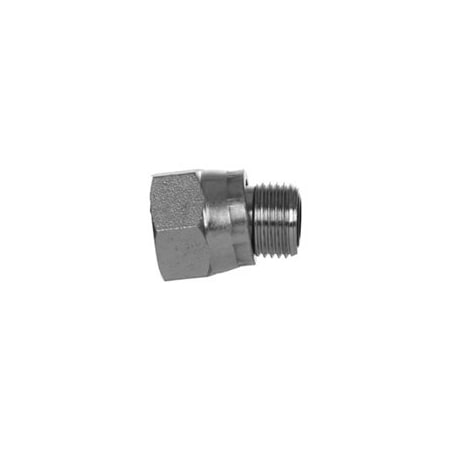 Titan Steel Adapter Tube Reducer 1/2in ORFS Female Swivel x 3/8in ORFS ...