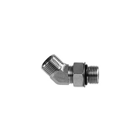Titan Steel Adapter 45 Degree Elbow 5/8in Male ORFS x 5/8in ORB Male 7 ...