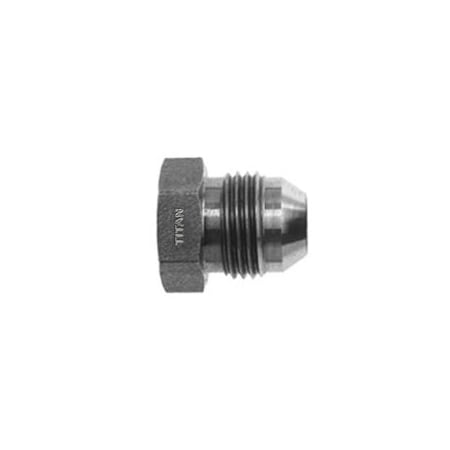 Titan Stainless Adapter 1/2in male JIC to Countersunk Bore for tubing ...