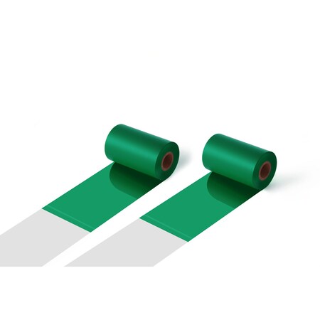 Todaytec Thermal Transfer Ribbon, 4.33 in W, 984 ft. L, Green ...