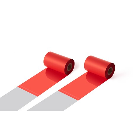 Todaytec Thermal Transfer Ribbon, 4.33 in W, 984 ft. L, Red Z110300200R ...