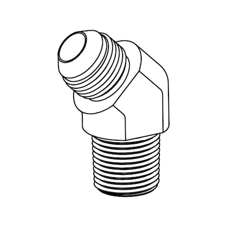 Tompkins Hydraulic Fitting-Steel16MJ-20MP 45 2503-16-20 | Zoro