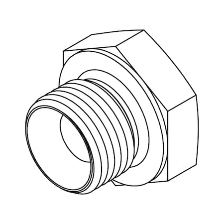 Tompkins Hydraulic Fitting, International27X2.0MM PLUG ISO-6149 7408 ...