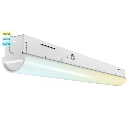 Luxrite 2 FT Slim Linear LED Shop Light 3 CCT Selectable 3500K-5000K ...