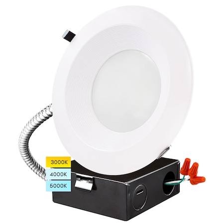 Luxrite 10 Inch Commercial LED Recessed Downlight 3 CCT Selectable 22 ...