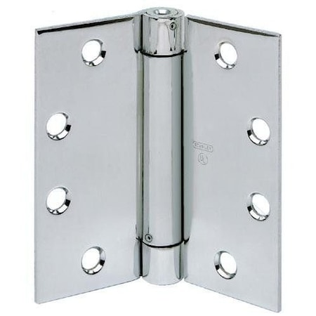 Best Hinges 3-1/2in x 3-1/2in Spring Hinge No 420750 Satin Chrome ...