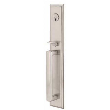 Emtek Satin Nickel Handleset, 4212STUUS15LH 4212STUUS15LH | Zoro
