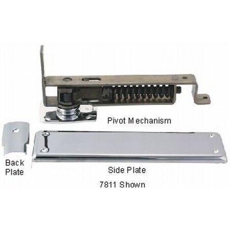 Bommer Light Duty Horizontal Double Acting Spring Pivot with Floor ...