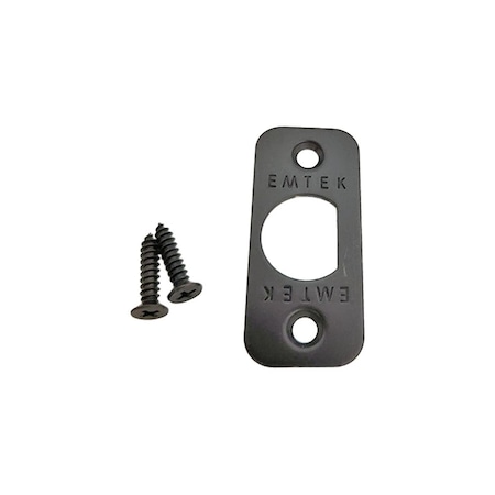 Emtek Oil Rubbed Bronze Faceplate EMFPR10B EMFPR10B | Zoro