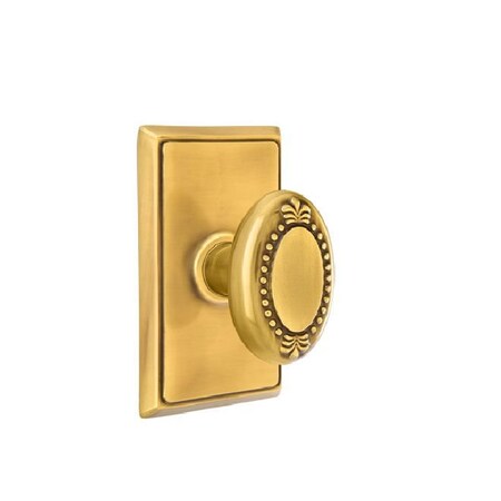 Emtek US7 French Antique Brass Dummy 8521BE 8521BE US7 | Zoro