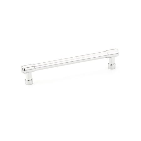Emtek Jasper Cabinet Pull with 6 in Center to Center Polished Chrome ...