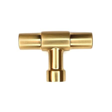 Emtek Jasper 2 in Finger Pull Cabinet Knob Satin Brass Finish 86699US4 ...