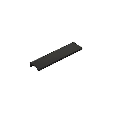 Emtek Edge Cabinet Pull with 6 in Center to Center Flat Black Finish ...