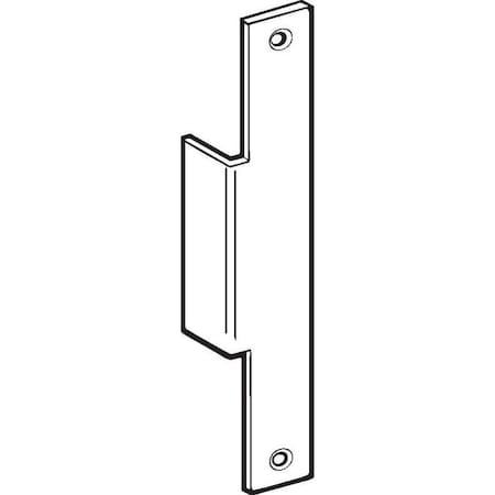 Don-Jo 1-3/8" x 9" Electric Strike Aluminum Frame Filler Plate with Lip ...
