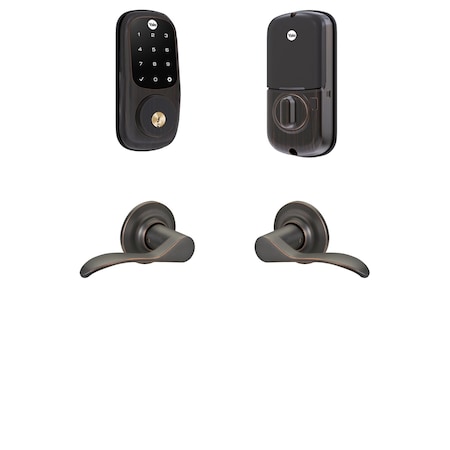 Yale Real Living Standalone Assure Lock Touchscreen Deadbolt with ...
