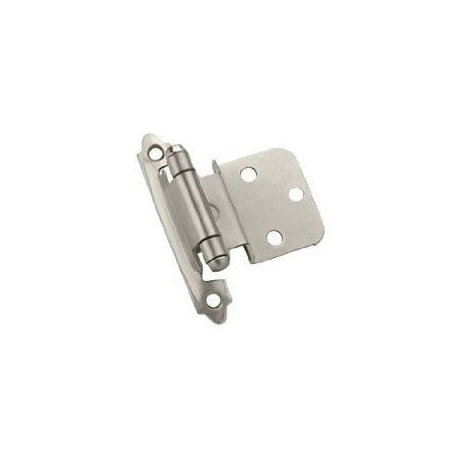 Amerock 3/8in 10 mm Inset Self Closing Face Mount Cabinet Hinge Satin ...