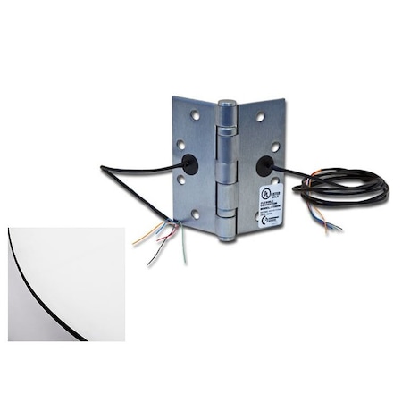 Command Access 4-1/2" x 4-1/2" Electric 4 Wire BB1279 Steel Base Hinge ...