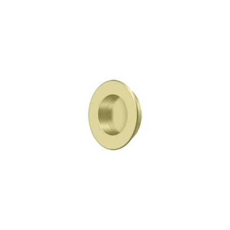 Deltana 1-7/8 Round Flush Pull Unlacquered Bright Brass Finish FP178U3 ...