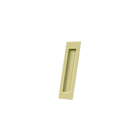 Deltana Flush Pull; Rectangular; Solid Brass; 7 x 1-7/8 x 3/8 ...