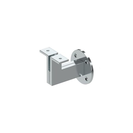 Deltana Heavy Duty Modern Handrail Bracket with 3-1/4 Projection Bright ...