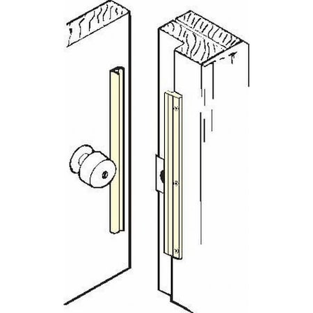 Don-Jo 6" Latch Protector for Interlock Inswing Doors ILP206CP | Zoro