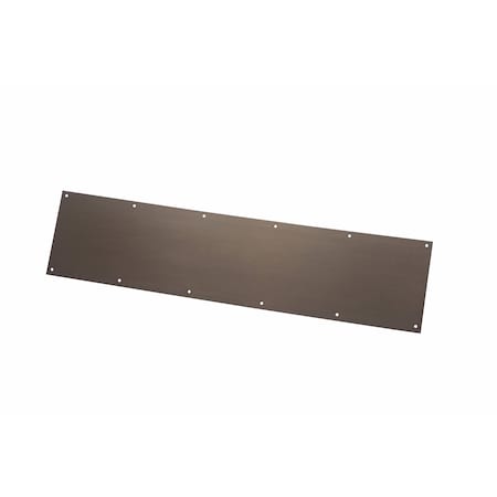 Rockwood 10" x 34" Standard Duty Metal Kick Plate Dark Satin Bronze ...