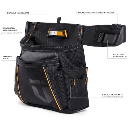 Toughbuilt 6-Pocket Apron TB-310 | Zoro