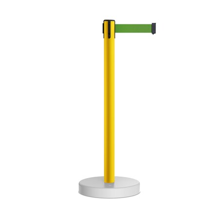 Montour Line Stanchion Belt Barrier WaterFillable Base Yellow Post 7 ...