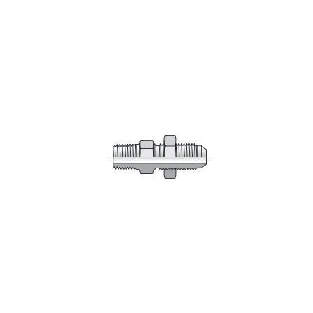 Parker Triple-Lok 37Deg Straight Bulkhead MaleConnector, Male JIC 37Deg ...
