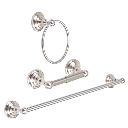 South Main Hardware Traditional Bathroom Accessories Set - 3 Piece ...