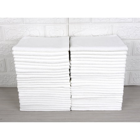 Dri By Tricol Clean Multi-Purpose Cloth, White, 300 GSM, 16 x 16 in, 48 ...