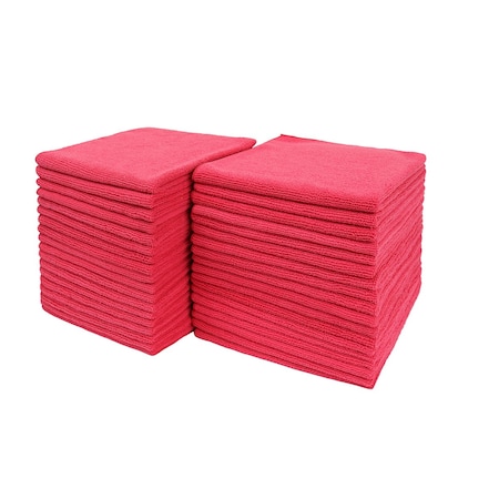 Dri By Tricol Clean Multi-Purpose Cloth, Red, 300 GSM, 16 x 16 in, 36 ...